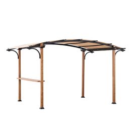 Sunjoy Stoff Pergola/Pavillon SKUTA - 259cm x 406cm, beige