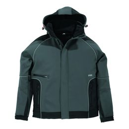 FHB WALTER Softshell-Jacke grau-schwarz Gr. XL (78518-1120-XL)
