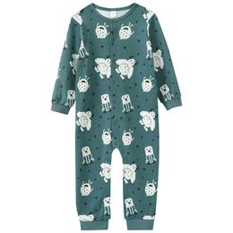 Topomini Baby Schlafanzug mit leuchtendem Print