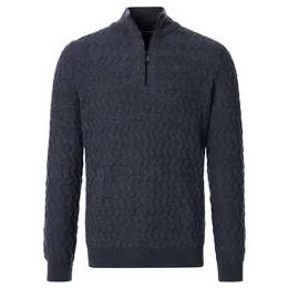 Troyer Casamoda "Casamoda Troyer uni", Herren, Gr. XL, blau (dunkelblau), 80% Wolle, 20% NY, Pullover Troyer
