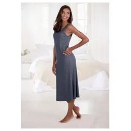 Tr&auml;gerkleid Vivance DREAMS, Damen, Gr. 36/38, N-Gr, grau (anthrazit), Rippstrick, Obermaterial: 63% Polyester, 33% Viskose, 4% Elasthan, unifarben, Basic, bequem Midi, Rundhals, Kleider Tr&auml;gerkleid, in weicher Rippqualit&auml;t