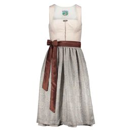 Turi Landhaus Dirndl in Creme/ Hellgrau - 61% | Größe 34 | Damen-dirndl