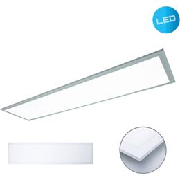Näve NÄVE LED Panel "Nicola", weiß, 1, H: 6cm, 1 Stk., Leuchten, weiß, Lichtfarbe neutralweiß, Länge 119,5cm, 240 LED, inkl. Treiber