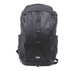 Laptoprucksack MARGELISCH "LIRN 1", Gr. B/H/T: 26cm x 45cm x 16cm, onesize, schwarz, Polyethylen, Rucksäcke, mit recyceltem PET