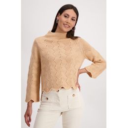 monari Pullover in Hellbraun - 75% | Größe 44 | Damen-pullover-cardigans