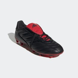 Fußballschuh adidas Performance "COPA GLORO 2 FG", Gr. 38, schwarz (core schwarz, core schwarz, better scarlet), Leder, Synthetik, Schuhe, geeignet für Rasenplätze