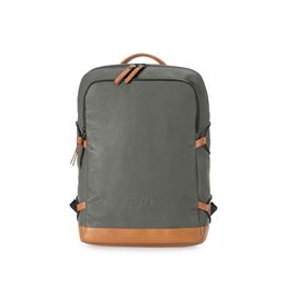 Aunts & Uncles Notebook-Rucksack AUNTS & UNCLES "Rucksack Kawaguchi", Kinder, Gr. B/H/T: 15cm x 43cm x 30cm, gravity grau, Baumwolle, Canvas, Taschen