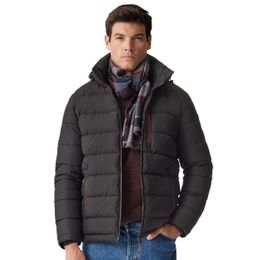 Schal Casamoda "Casamoda Schal uni", Herren, blau (dunkelblau), 45% Polyester, 20% Polyamid, 20% Polyacryl, 15% Wolle, Modetücher