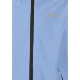 Regenanzug WEATHER REPORT "Gust Jr.", Kinder, Gr. 152, blau (ice), 100% Polyester, unifarben, Sportanzüge, Mit 10.000 mm Wassersäule