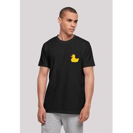 T-Shirt F4NT4STIC "Yellow Rubber Duck TEE UNISEX", Damen, Gr. L, schwarz, Obermaterial: 100% Baumwolle, regular fit, Rundhals, ohne B&uuml;ndchen, Shirts T-Shirt, Print