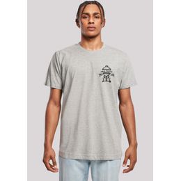 T-Shirt F4NT4STIC "Vatertag Grill Master für BBQ-Väter", Herren, Gr. 5XL, grau (erdgrau), Obermaterial: 100% Baumwolle, regular fit, Rundhals, ohne Bündchen, Shirts, Premium Qualität