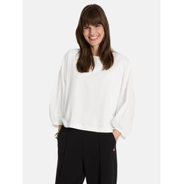 LIEBLINGSST&Uuml;CK Schlupfbluse LIEBLINGSST&Uuml;CK "CoriL", Damen, Gr. 42, 110, sanftes wei&szlig;, 100% Baumwolle, weit, Rundhals, Blusen Schlupfbluse, aus 100% Baumwolle