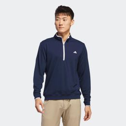 Sweatshirt adidas Performance "CORE LTWT 1/4 Z", Herren, Gr. L, blau (collegiate navy), Obermaterial: 100% Polyester, sportlich, Sweatshirts