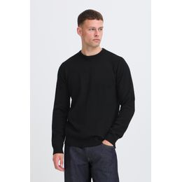 Strickpullover Blend "BHBRANKO CREW KNIT", Herren, Gr. M, schwarz beauty, Strick, Obermaterial: 60% Wolle, 40% Nylon, unifarben, regular fit hüftlang, Rundhals, Strickbündchen, Pullover