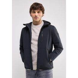 Softshelljacke Street One MEN, Herren, Gr. XL (44), blau (nightshade blau), Stoff, Obermaterial: 100% Polyester; Futter: 100% Polyester, unifarben, gerade normal, ohne Ausschnitt, Bündchen, Jacken, wasserabweisend