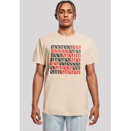 T-Shirt F4NT4STIC "I love you 01001001 Binary Code Valentinstag", Herren, Gr. L, beige (sand), Obermaterial: 100% Baumwolle, regular fit, Rundhals, ohne Bündchen, Shirts, Premium Qualität