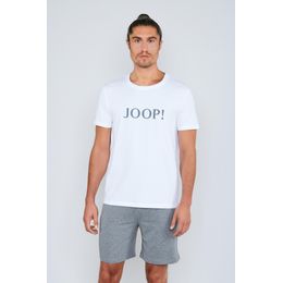 JOOP! T-Shirt JOOP "Comfort", Herren, Gr. XL, weiß, Jersey, Obermaterial: 95% Baumwolle, 4% Elasthan, 1% sonstige Fasern, unifarben, normal hüftlang, Rundhals, Shirts, Rundhalsausschnitt, Logoschriftzug, kurzärmelig
