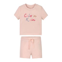 Calvin Klein Jeans Set Jungen Größe 74 opal / karamell / puder / purpur