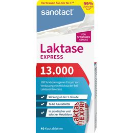 sanotact Express Laktase 13000 Kautabletten