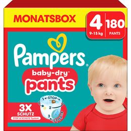 Pampers Baby Pants Baby Dry Gr.4 Maxi (9-15 kg), Monatsbox