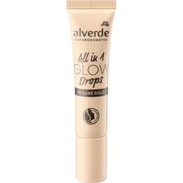 alverde Highlighter All in 1 Glow Drops 01 Luxe Gold