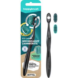 happybrush Zahnbürste Eco Change mit Aufsteckbürsten, Starter Set