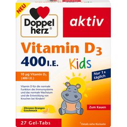 Doppelherz Vitamin D3 400 I.E. Kids Gel-Tabs 27 St