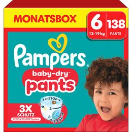 Pampers Baby Pants Baby Dry Gr.6 Extra Large (13-19 kg), Monatsbox