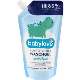 Waschgel Kopf bis Fu&szlig; sensitive Nachf&uuml;llpack babylove