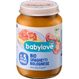 Menü Spaghetti Bolognese ab dem 5. Monat babylove
