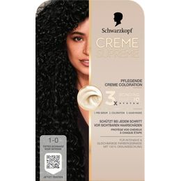 Schwarzkopf CREME SUPREME Haarfarbe 1-0 Tiefes Schwarz