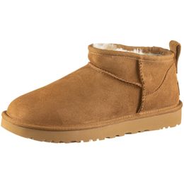 UGG Australia Ugg Classic Ultra Mini Stiefel Damen - beige - Gr. 41 - Suedeleder
