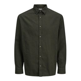 Jj Rebel Button Up Shirt 'JREBINFINTE' male Green size L