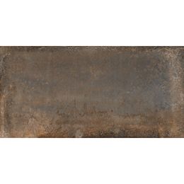 Bodenfliese 'Dolmen' Feinsteinzeug carbone 60 x 120 x 0,9cm