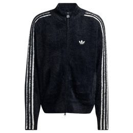 adidas originals Strickjacke 'FAUX MOHAIR CLASSIC' Herren Gr&ouml;&szlig;e XXS schwarz / wei&szlig;