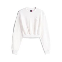 Tommy Jeans Sweatshirt female White size XXS