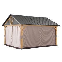 Sunjoy Vorhang f&uuml;r Zedernholz Gazebo 336cm x 400cm