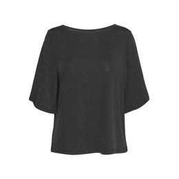 V&eacute;ro Moda Vero Moda T-Shirt 'KANVA' Damen Gr&ouml;&szlig;e XS schwarzmeliert / silber