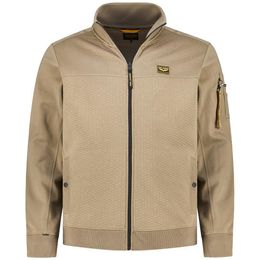 PME-Legend Gro&szlig;e Gr&ouml;&szlig;en PME LEGEND Sweatjacke aus Baumwolle Farbe khaki Gr&ouml;&szlig;e: 3XL