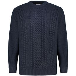 Jack & Jones Gro&szlig;e Gr&ouml;&szlig;en Jack&Jones Pullover mit Struktur Farbe marine Gr&ouml;&szlig;e: 5XL