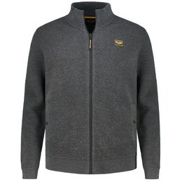 PME-Legend Gro&szlig;e Gr&ouml;&szlig;en PME LEGEND Sweatjacke mit Struktur Farbe anthrazit Gr&ouml;&szlig;e: 3XL