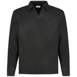 Jack & Jones Gro&szlig;e Gr&ouml;&szlig;en Jack&Jones Pullover aus Materialmix Farbe schwarz Gr&ouml;&szlig;e: 8XL
