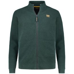 PME-Legend Große Größen PME LEGEND Sweatjacke mit Struktur Farbe dunkelgrün Größe: 5XL