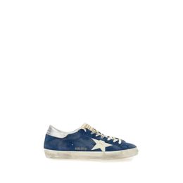 Golden Goose Deluxe Brand Golden Goose Low-Top Sneaker - Super Star Sneakers - Gr. 44 (EU) - in Blau - f&uuml;r Damen