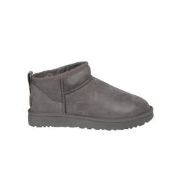 UGG Australia UGG Stiefel - Grey Suede Ankle Boots With Padded Collar - Gr. 37 (EU) - in Grau - f&uuml;r Damen