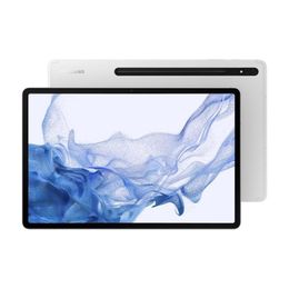 Samsung Galaxy Tab S8 256GB - Silber - WLAN + 5G
