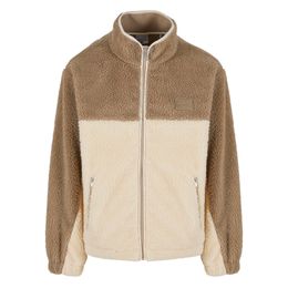 Karl Kani Fleecejacke Herren Gr&ouml;&szlig;e XXL camel / ecru