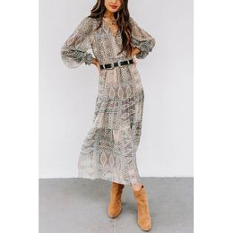 Milan Kiss Kleid in Grey/printed - 68% | Größe M | Damen-kleider