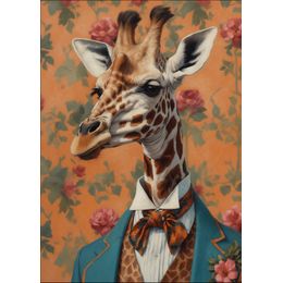 Pro Art Aludibondbild GIRAFFE IN SUIT