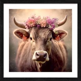 Pro Art Gerahmtes Bild SCHWARZWALDKÜHE